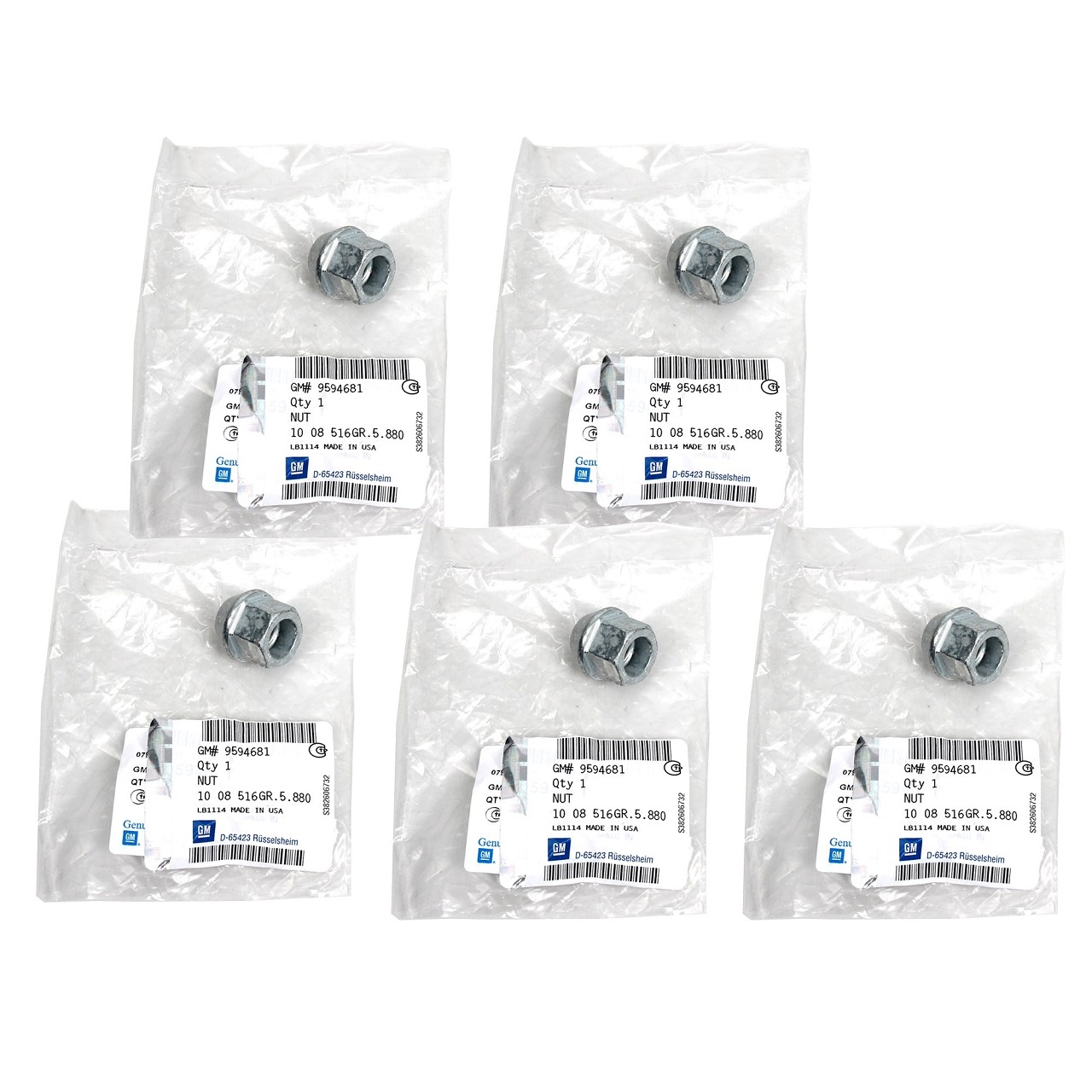 Juego de 5 tuercas de rueda ORIGINAL OPEL Mokka, Sintra, 9594681 ...